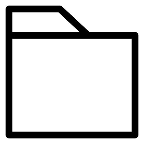 Folder Line Icon Illustration Isolated On White Background 47123325 Vector Art At Vecteezy