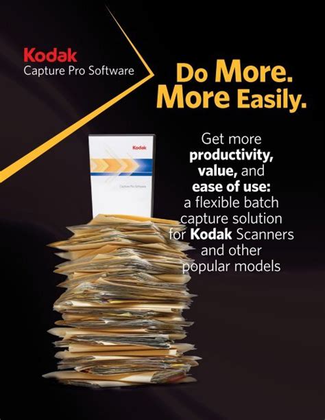 Kodak Capture Pro Software