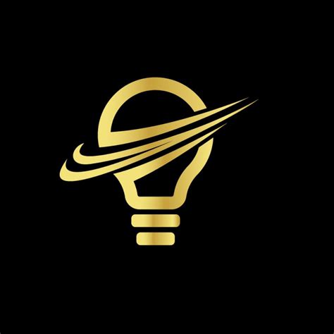 Letter E Light Bulb Logo