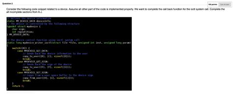 Consider The Following Code Snippet Related To A Chegg