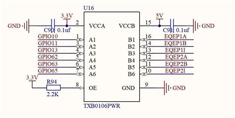 TXB0106 TXB0106 Voltage Shift Isn T Correct Between 3 3V And 5V Logic Forum Logic TI E2E