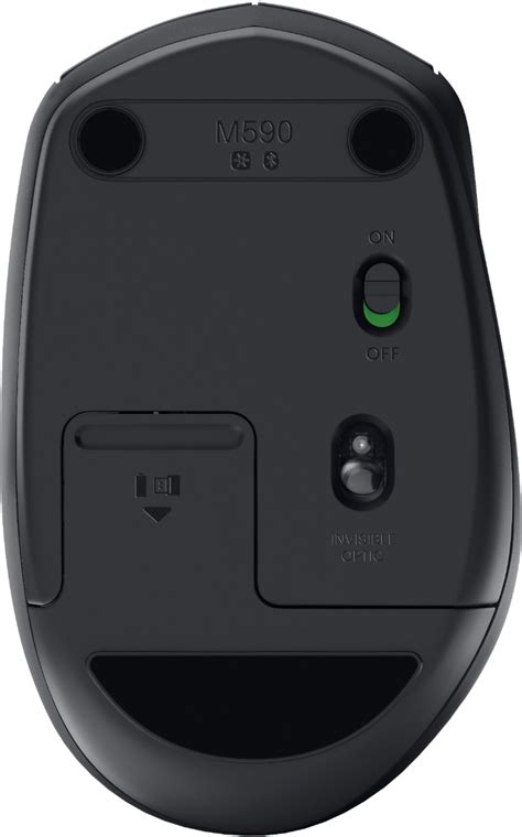 Customer Reviews: Logitech M590 Bluetooth Optical Mouse Graphite Tonal ...