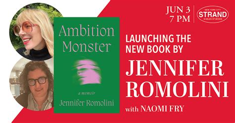 Jennifer Romolini Naomi Fry Ambition Monster Strand Book Store New