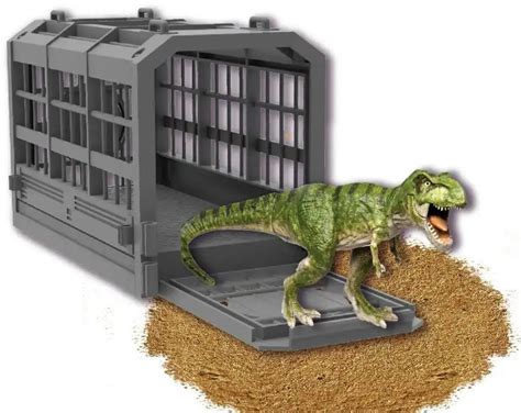 Jurassic World Captivz Epic Battles Rumble Cage Playset Contain The T