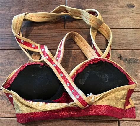 Sasha Banks Ring Worn Gear Signed Wwe Nxt Vs Alexa Bliss 2015 Tv Match