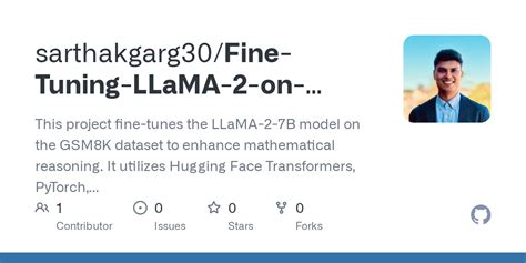 Github Sarthakgarg30fine Tuning Llama 2 On Gsm8k This Project Fine