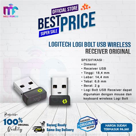 Jual Logitech Logi Bolt Usb Wireless Receiver Original Shopee Indonesia