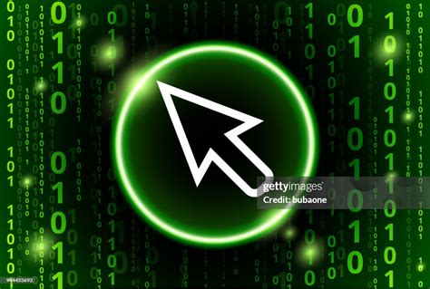 Cursor Binary Code Vector Pattern Background High Res Vector Graphic