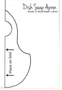 Dish Soap Apron Tutorial Sewing Aprons Apron Sewing Pattern Apron Tutorial