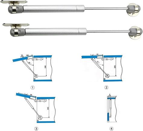 Hinge Cupboard Hinges Folding Lid Stay Hinges Cabinet Hydraulic Rod