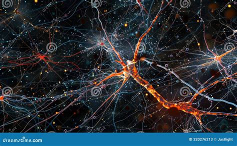 An Intricate Lattice Of Neural Pathways Transporting Information