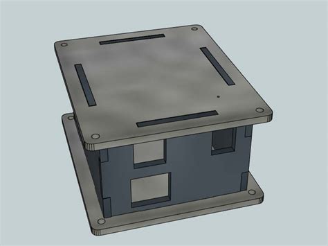 Laser Cut Ethernet Shield Arduino Enclosure Pi Acrylic Case Template Vectors File