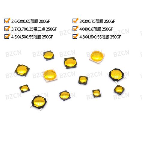 Touch Switch Package Small Button Switch Micro Fil Grandado