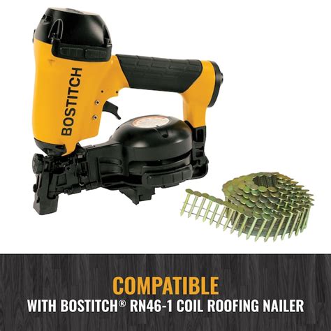 Bostitch 1 14 In 15 Degree Smooth Shank Galvanized Collated Coil
