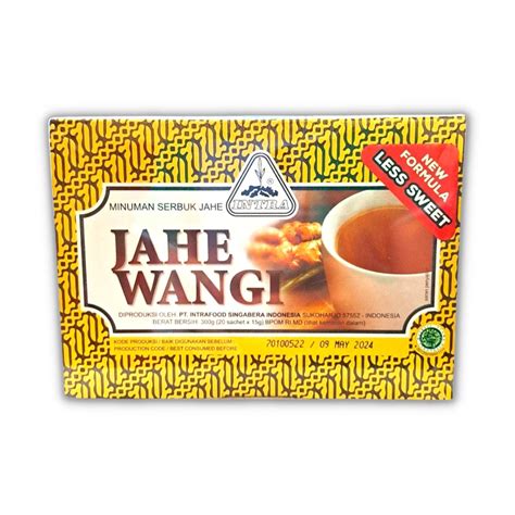 Indonesia Intra Ginger Drink 300g 20x15g Asia Grocery Town