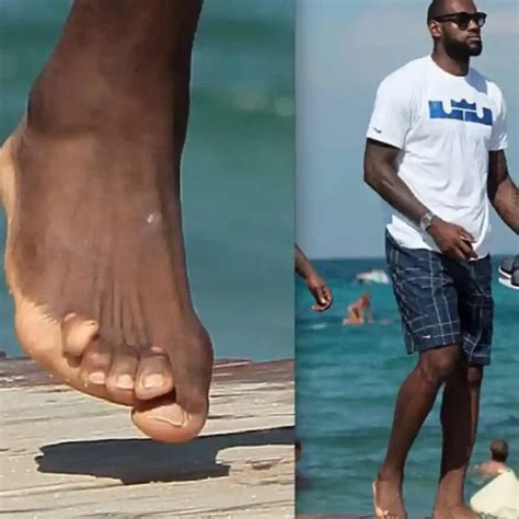 Lebrons Feet 20 Years Of Basketball Etched On Viral Pic