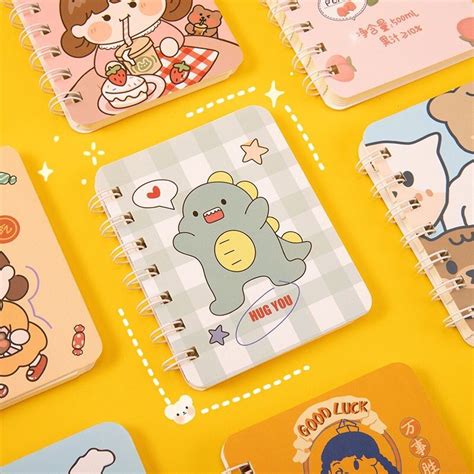 Jual Notebook Mini Spiral Motif Lucu Kekinian Shopee Indonesia