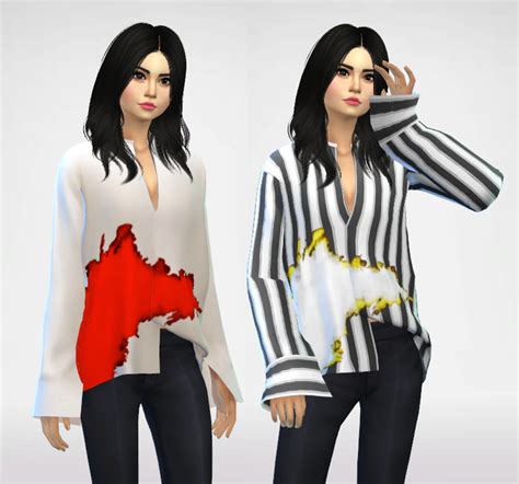 Sims 4 Oversized Style Shirts Must Have List — Snootysims