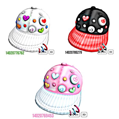 Three Cute Hats With Different Designs