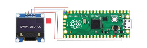 树莓派picopicow使用096寸oled显示模块 显示屏模块 Raspi