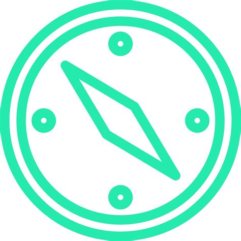Green Compass Illustration Vector On A White Background 13916701