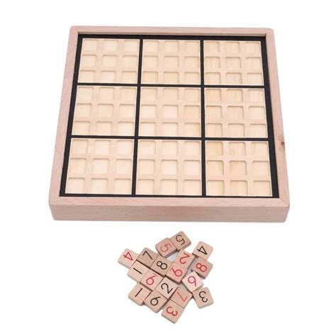 sudoku crosswords montessori wooden educational digits inference logic