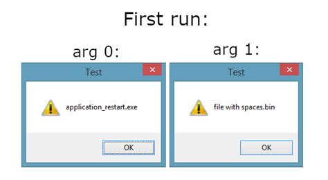 BUG Xtd Forms Arguments Get Split Up After Doing Application Restart Issue 222