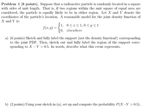 solved problem1 [8 points] suppose that a radioactive