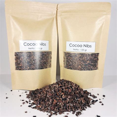 Cocoa Nibs Cacao Nibs Cocoa Nib To Diet 120gr Original From West Sumatra Shopee