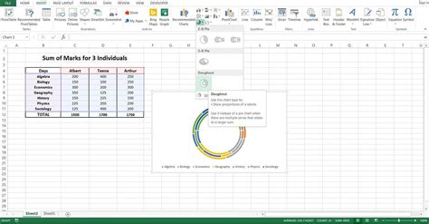 How To Create Doughnut Chart In Microsoft Excel My Chart Guide