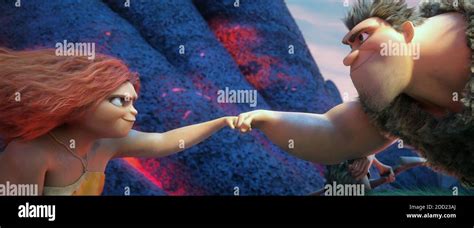 The Croods From Left Eep Crood Voice Emma Stone Grug Crood Voice Nicolas Cage 2020