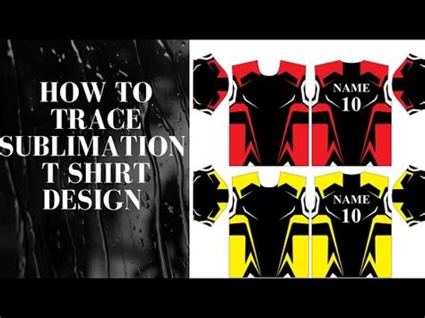 How To Trace T Shirt Design All In One Place Youtube