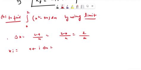 Solved A Find An Approximation To The Integral 2 X2 − 4x Dx 0 Using A Riemann Sum With