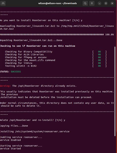 Installing Roon Server On Linuxhow Close Am I Here Linux Roon Labs Community