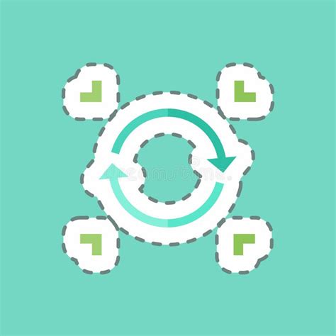 Sticker Data Visualization Suitable For Data Analytics Symbol Simple Design Editable Design