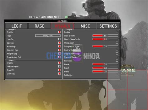 Call Of Duty MW STEAM HACK Cheater Ninja