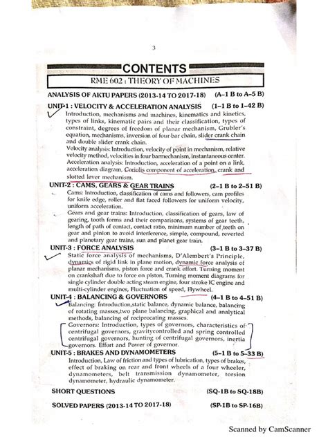 Theory Of Machine Quantam Seb Pdf