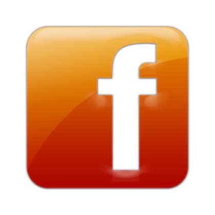 Orange Facebook Icon At Collection Of Orange Facebook