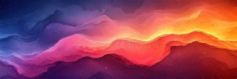 Abstract Patterns Resembling Heat Maps With Smooth Organic Transitions Vibrant Gradients Stock