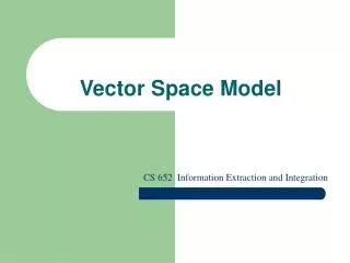 PPT Chapter Vector Space PowerPoint Presentation Free Download ID