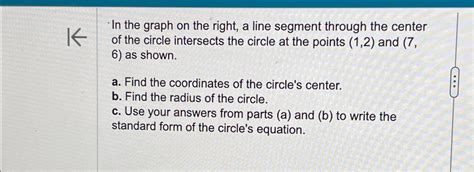 In The Graph On The Right A Line Segment Through The Chegg Com