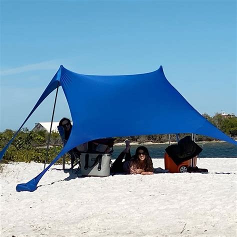 Toldo Parasol Tipo Tienda Portátil De 2x2 Metros Para Playa Meses Sin