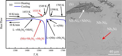The Thermal Analysis And Solidification Characteristics Of Nb 54 Ni 46