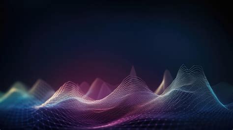 Premium Photo Modern Abstract Digital Wave Particle Background Generative Ai Aig21
