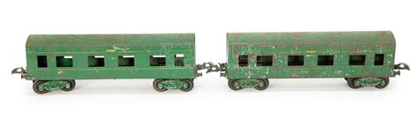 At Auction Two Robilt O Gauge 1st Class Bogie Coaches