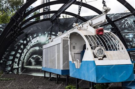 Premium Photo Mine Monorail For Transporting Goods And People In