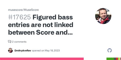 Figured Bass Entries Are Not Linked Between Score And Parts · Issue 17625 · Musescoremusescore