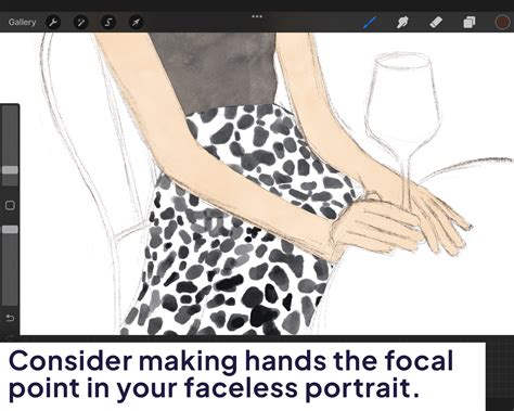 How To Draw Faceless Portrait In Procreate Brush Galaxy