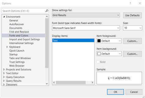 Tip Increase The Font Size Of SQL Management Studio Onur Omer
