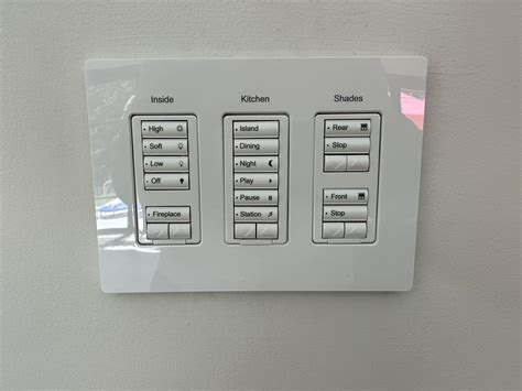 Lutron Etched Radiora2 Keypads Rlutron